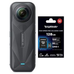 Insta360 X5 Standard Bundle + Voigtl&auml;nder 128GB Micro-SD Karte - Dealpreis -23,95&euro; 5% Neujahrs-Rabatt 455,05 Effektivpreis
