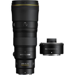 Nikon Z 600mm f6,3 PF VR S + Telekonverter 2,0x - nach 800 EUR Nikon Winter-Sofortrabatt-Aktion