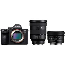 Sony Alpha ILCE-7 III + SEL FE 24-105mm f4,0 G OSS + SEL 40mm f2,5 G - abzgl. 200,00&euro; Winter Cashback