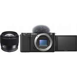 Sony Alpha ZV-E10 + Sigma 56mm f1,4 DC DN - abzgl. 50,00&euro; SIGMA Weihnachts-Cashback