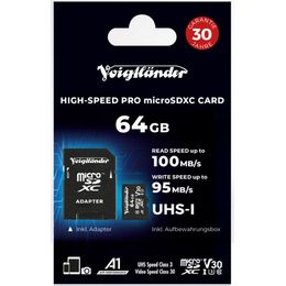 Voigtl&auml;nder Voigtl&auml;nder 64GB microSDXC Prof. High-Speed UHS-I