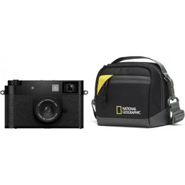 Fujifilm X-HF1 Schwarz + National Geographic Tasche