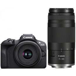 Canon EOS R100 + RF-S 18-45mm f4,5-6,3 IS STM + RF 75-300mm f4-5