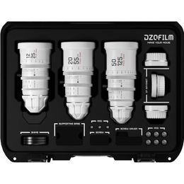 DZOFILM Pictor Zoom 3-Lens Kit (12-25/20-55/50-125 T2.8) wei&szlig;