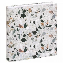 Walther FA-298-2 Memo-Album Terrazzo,stone black 30x30 cm