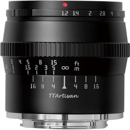 TTArtisan 50mm f1,2 L-Mount -11,90&euro; 10% NEW YEAR RABATT 107,10 Effektivpreis