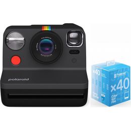 Polaroid Now Gen2 Kamera Schwarz + 600 Color Film 40x