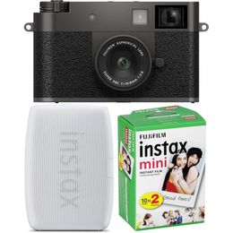Fujifilm X-HF1 Anthrazit + Fujifilm Instax Mini Link3 + DP Film