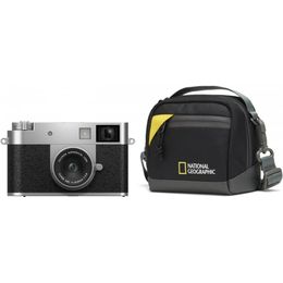 Fujifilm X-HF1 Silber + National Geographic Tasche