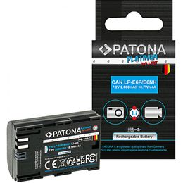 Patona Platinum Akku mit USB-C Input Canon LP-E6NH