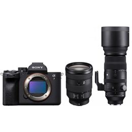 Sony Alpha ILCE-7 IV + Sony 24-105mm + 150-600mm - abzgl. 350,00&euro; Winter Cashback