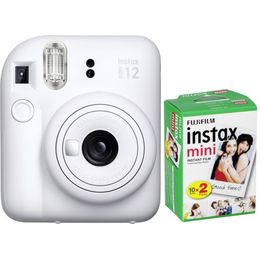 Fujifilm Instax Mini 12 clay white + Mini Film DP