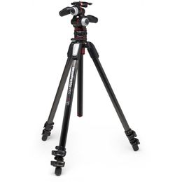 Manfrotto MT055CXPRO3 Set inkl. MHXPRO-3W Neiger und Move QR-System