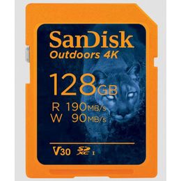 Sandisk Outdoors 4K SDXC UHS-I Karte 128GB - Dealpreis