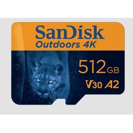 Sandisk Outdoors 4K microSDXC-UHS-I Karte 512GB