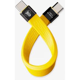 CobraTether USB-C an USB-C 4 FlexPro 40Gbit 14cm gelb