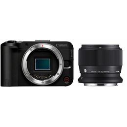 Canon EOS R50V + Sigma 56mm f1,4 DC DN (C) RF-Mount - abzgl. 50,00&euro; SIGMA Weihnachts-Cashback