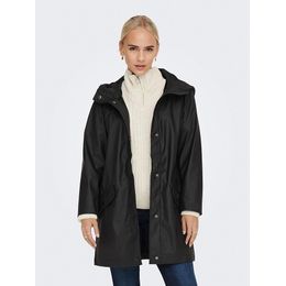 Only Regenmantel in Schwarz - 50% | Gr&ouml;&szlig;e S | Damen-outdoorjacken