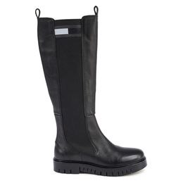 Tommy Hilfiger Shoes Leder-Chelsea-Boots in Schwarz - 64% | Gr&ouml;&szlig;e 37 | Stiefeletten