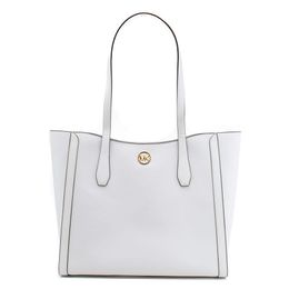 Michael Kors Leder-Schultertasche in Wei&szlig; - (B)40 x (H)28 x (T)11 cm - 54% | Damen-taschen