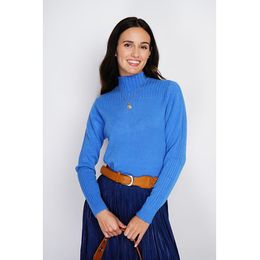 ASSUILI Pullover in Blau - 64% | Gr&ouml;&szlig;e 40 | Damen-pullover-cardigans