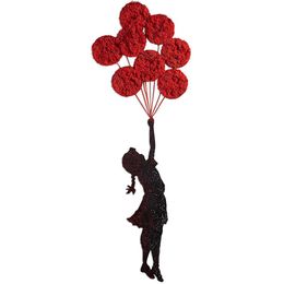 ABERTO DESIGN Wanddekor "Banksy" - (B)34 x (H)100 cm - 69% | Wanddekoration
