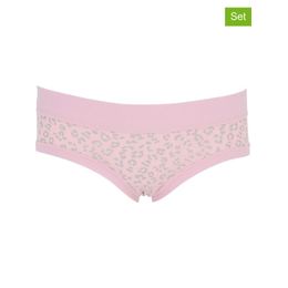 COTONELLA 3er-Set: Panty in Rosa/ Grau/ Wei&szlig; - 57% | Gr&ouml;&szlig;e 130 | Kinder-waesche
