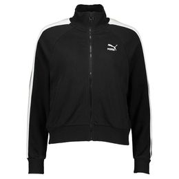 Puma Sweatjacke "Iconic T7" in Schwarz - 65% | Gr&ouml;&szlig;e L | Damen-sweatshirts-jacken