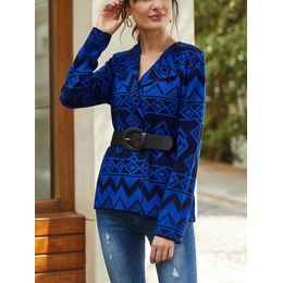 Milan Kiss Cardigan in Blau - 53% | Gr&ouml;&szlig;e M | Damen-pullover-cardigans