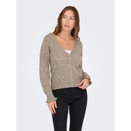 Jacqueline de Yong JDY Cardigan in Beige - 45% | Gr&ouml;&szlig;e XL | Damen-pullover-cardigans