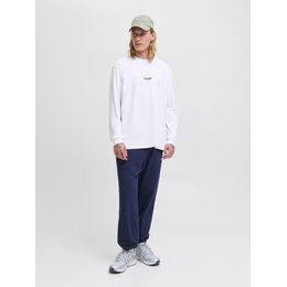 Jack & Jones Jack & Jones Longsleeve "Jjesoho" in Wei&szlig; - 44% | Gr&ouml;&szlig;e S | Herrenshirts