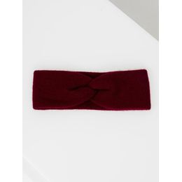 Just Cashmere Kaschmir-Stirnband "Namad" in Bordeaux - 33% | Damen-stirnbaender