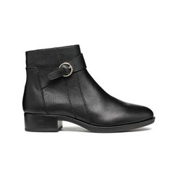 Geox Leder-Ankle-Boots "Felicity" in Schwarz - 59% | Gr&ouml;&szlig;e 37 | Stiefeletten