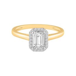 Diamonds lab grown Gold-Ring mit Diamanten - 76% | Gr&ouml;&szlig;e 58 | Schmuck