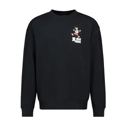 Sublevel Sweatshirt in Schwarz - 64% | Gr&ouml;&szlig;e M | Herren-plussize