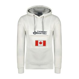 Canadian Peak Hoodie "Gadreak" in Wei&szlig; - 69% | Gr&ouml;&szlig;e XXL | Damen-sweatshirts-jacken