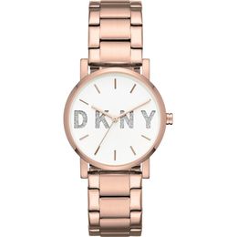 DKNY Uhr Damen Gr&ouml;&szlig;e One Size rosegold / schwarzmeliert / wei&szlig;