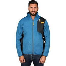 Geographical Norway Fleecejacke "Toche" in Blau - 56% | Gr&ouml;&szlig;e S | Herren-pullover-sport