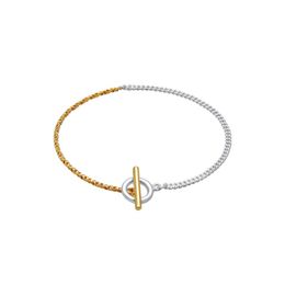 Elli Armband Damen Gr&ouml;&szlig;e 17 gold / silber