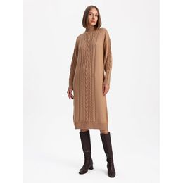BGN Strickkleid in Hellbraun - 85% | Gr&ouml;&szlig;e 38 | Damen-kleider