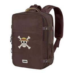 One Piece Rucksack 'Strohhut Bande' Jungen Gr&ouml;&szlig;e One Size braun / senf / wei&szlig;