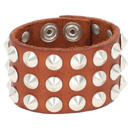 Campomaggi Armband Damen Gr&ouml;&szlig;e 20 cognac / silber