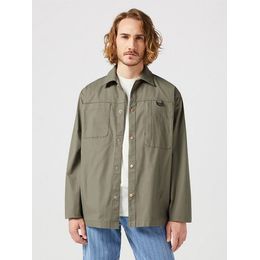 Wrangler &Uuml;bergangsjacke in Khaki - 68% | Gr&ouml;&szlig;e XL | Herren-plussize