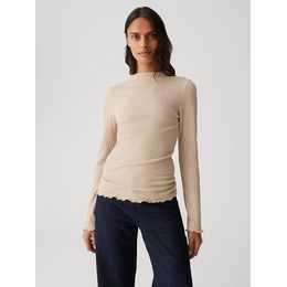 Opus Longsleeve in Beige - 45% | Gr&ouml;&szlig;e 36 | Damen-tops