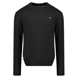 Geographical Norway Pullover "Flinder" in Schwarz - 68% | Gr&ouml;&szlig;e S | Herren-plussize