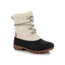 Kimberfeel Winterstiefel "Hortence" in Creme/ Schwarz - 32% | Gr&ouml;&szlig;e 38 | Damen-stiefel