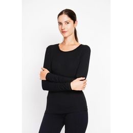 ASSUILI Longsleeve in Schwarz - 61% | Gr&ouml;&szlig;e 38 | Damen-tops