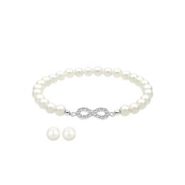 Elli Jewelry Set 'Infinity' female White size 18