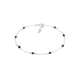 Elli Fu&szlig;schmuck Damen Gr&ouml;&szlig;e 22 schwarz / silber