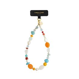 Cheeky Chain Munich Handykette 'Mykonos' Herren Gr&ouml;&szlig;e One Size hellblau / gold / orange / wei&szlig;